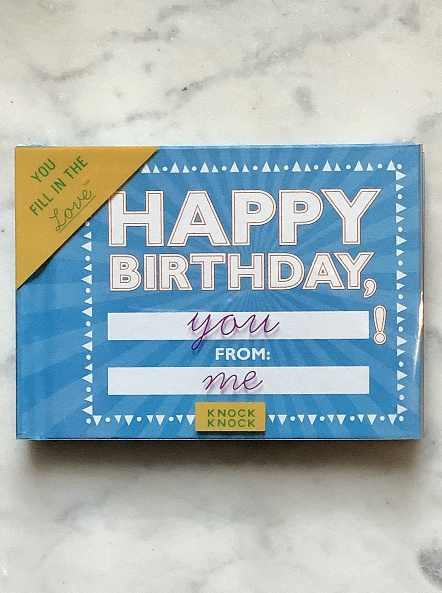 Happy Birthday Fill-in Book – Bloom