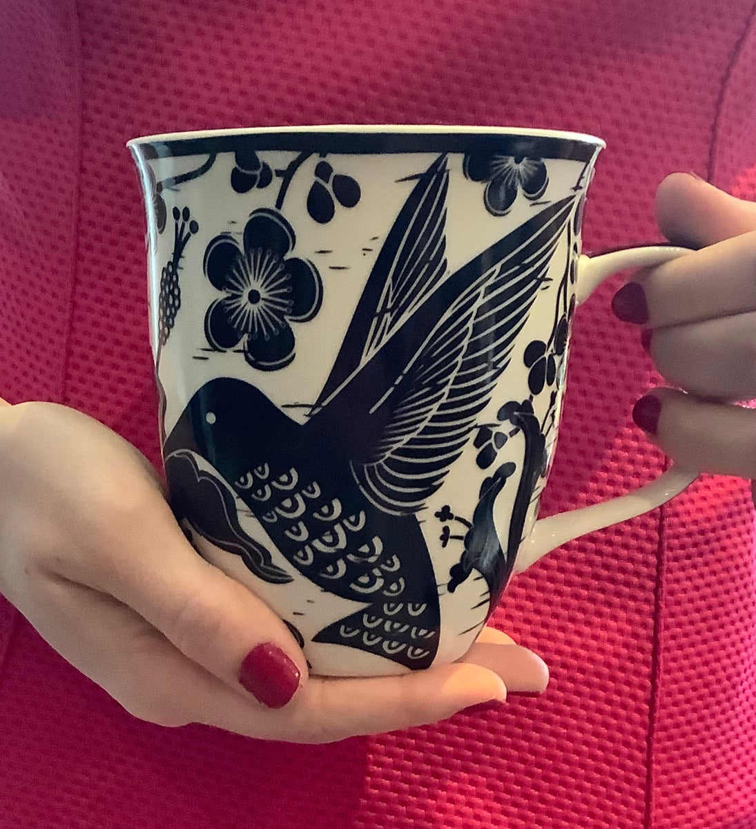 Woodcut Hummingbird Mug – Bloom